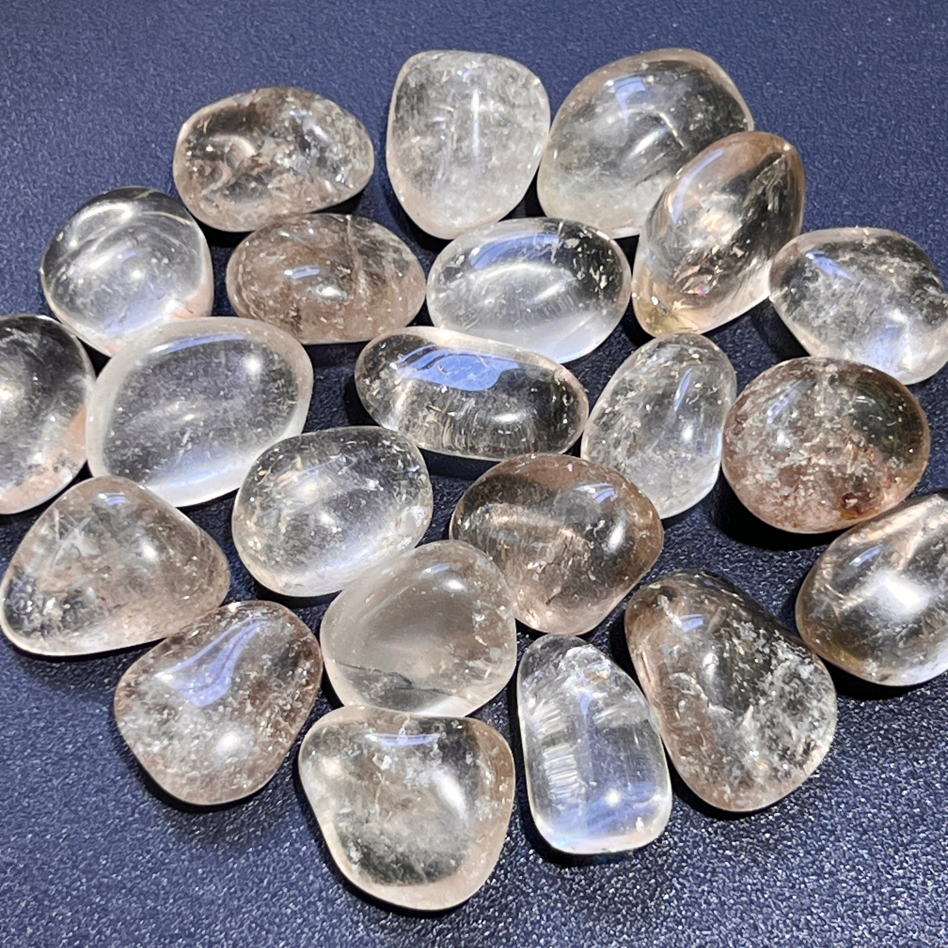 Smoky Quartz Crystal Tumbled (1 LB) One Pound Bulk Wholesale Lot Polis ...