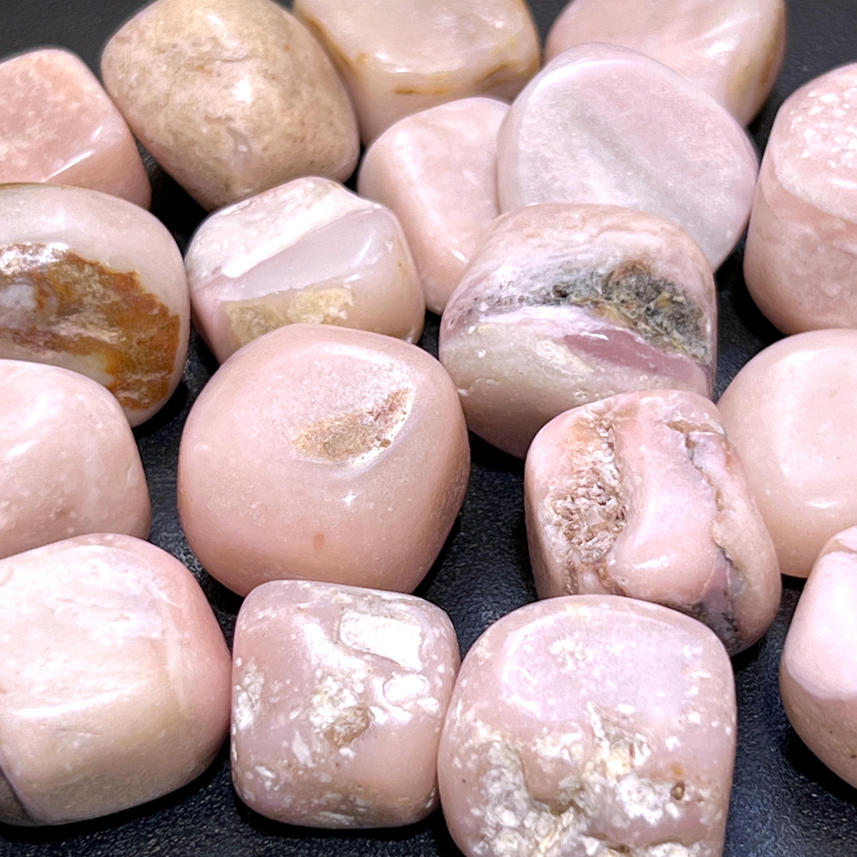 Pink Opal Tumbled Stones (By The Piece Or Pound) Bulk Wholesale ...