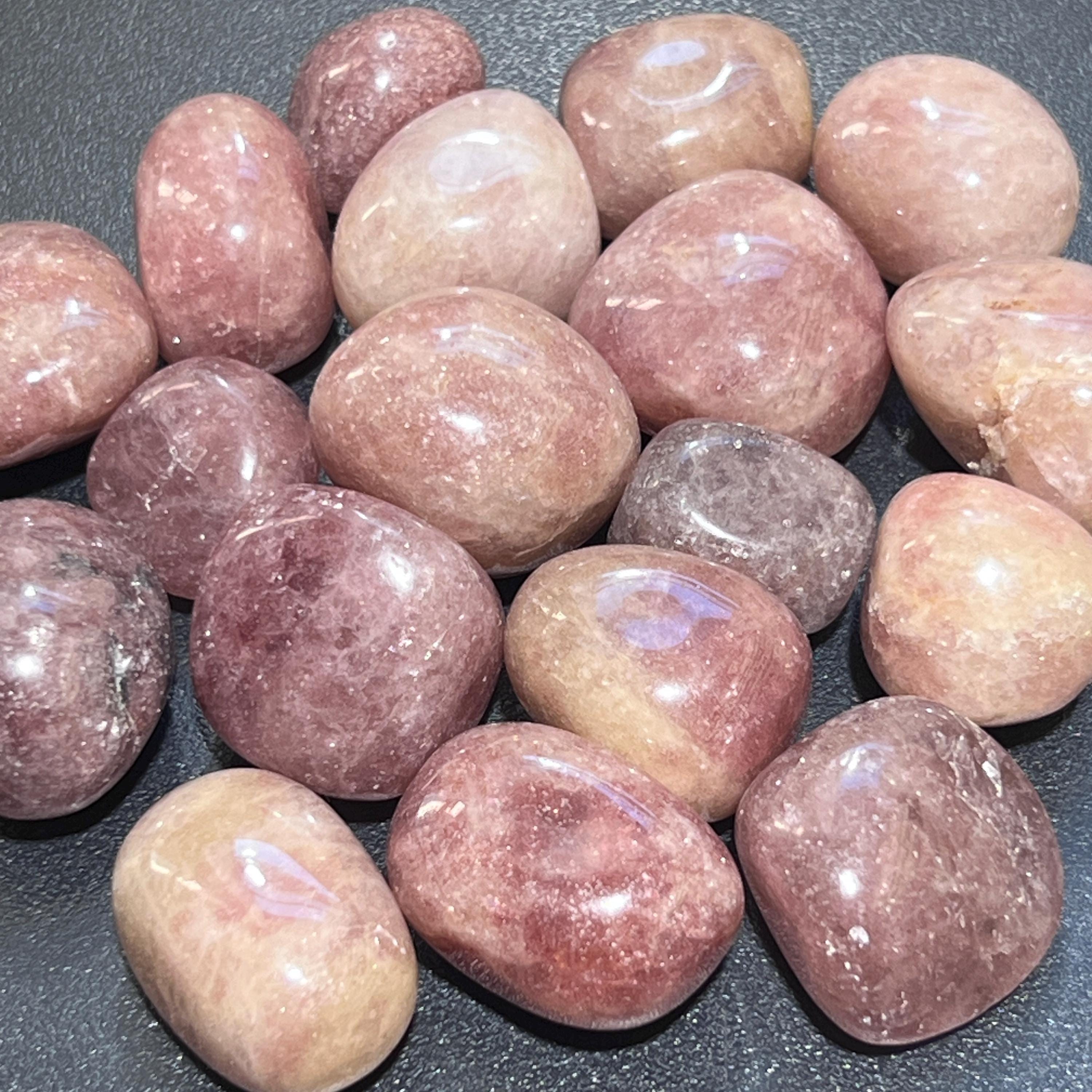 Red Strawberry Quartz Tumbled Bulk Wholesale Lot Polished Gemstones De ...