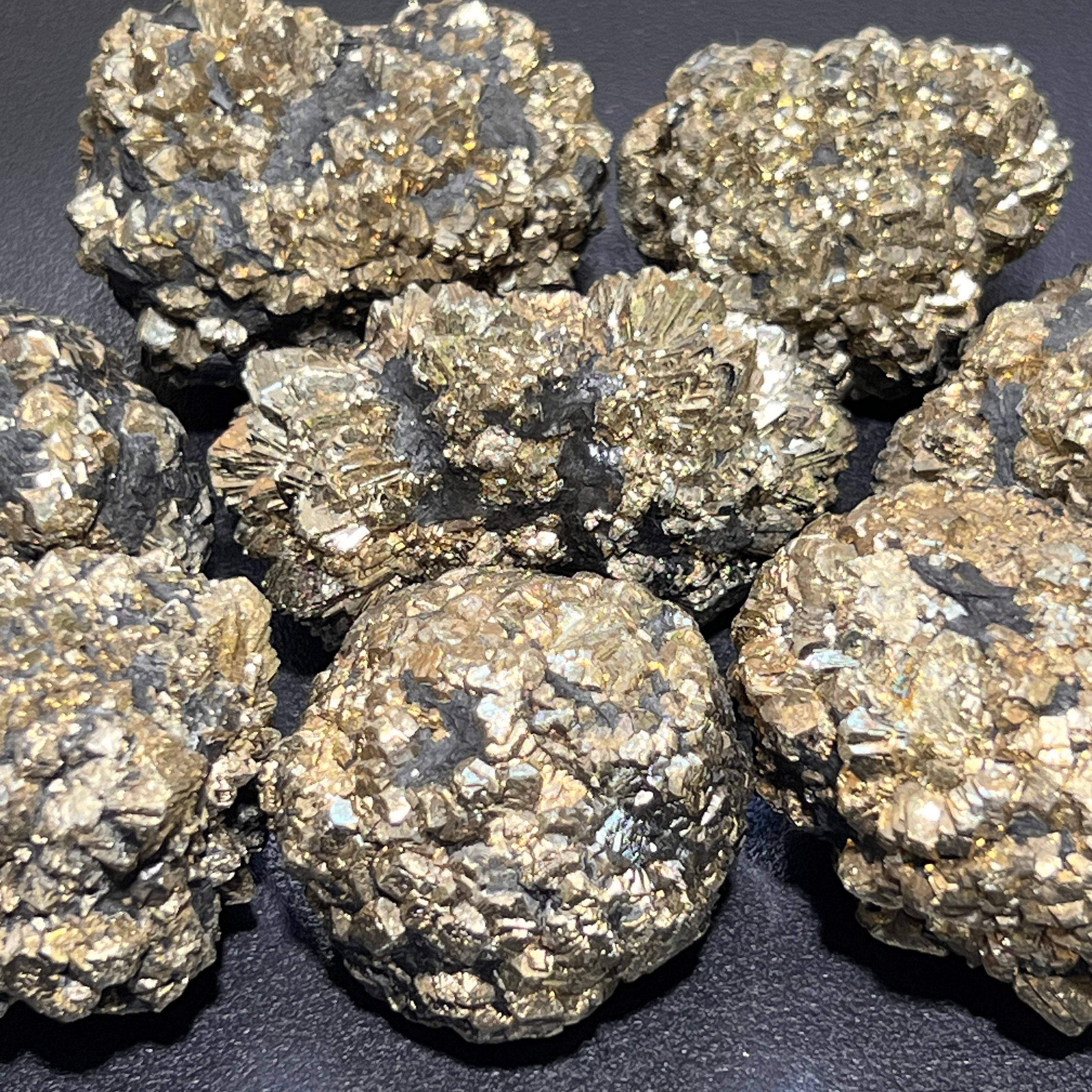 Marcasite Crystal Nodules Iron Pyrite Large Gold Nugget Rough Wholesal ...